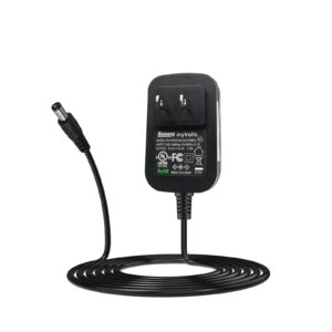 myvolts 9v power supply adaptor compatible with/replacement for tc electronic ditto x2 looper effects pedal - us plug