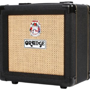 Orange Micro Dark Terror Hybrid Amp Head Mini Stack Combo w/ Cabinet and Speaker Cable, Black