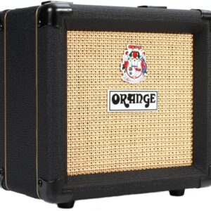 Orange Micro Dark Terror Hybrid Amp Head Mini Stack Combo w/ Cabinet and Speaker Cable, Black