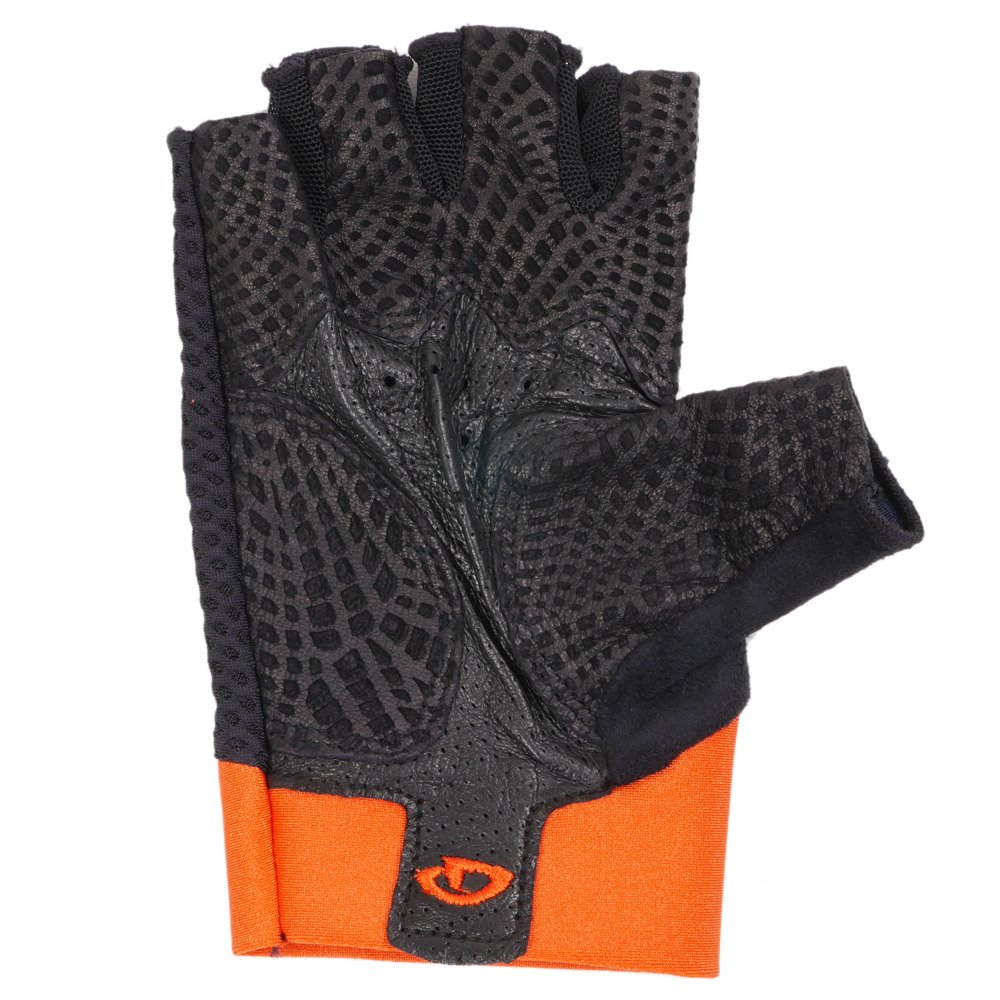 Giro Mens Zero II Short Finger Cycling Gloves (Black/Flame Orange - S)