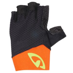 Giro Mens Zero II Short Finger Cycling Gloves (Black/Flame Orange - S)