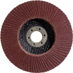 bosch 2608603657 angulated k60 flap disc for metal, 0 v, black/red, 125 mm