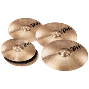 paiste pst5 rock cymbal set - free 16 inches crash