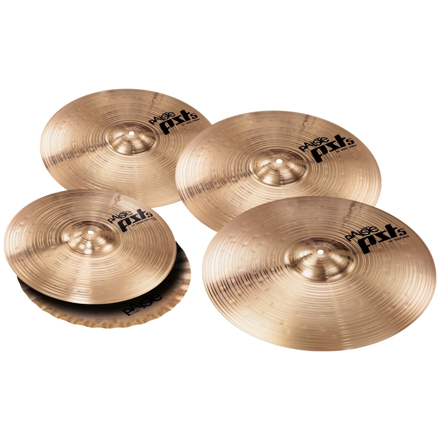 Paiste PST5 Rock Cymbal Set - FREE 16 Inches Crash