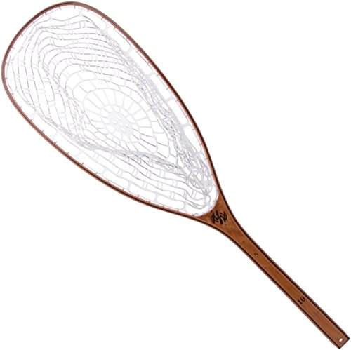 Trademark Innovations 35" Fly Fishing Fish-Safe Net (Burl Wood)