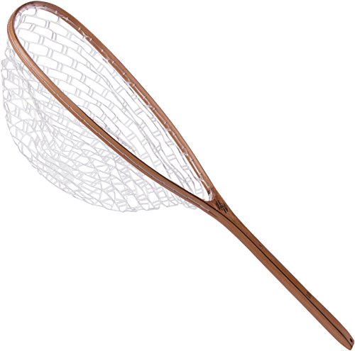 Trademark Innovations 35" Fly Fishing Fish-Safe Net (Burl Wood)