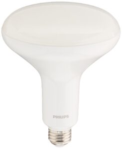 philips led philips 457010 9w br40 led dimmable flood soft white bulb-65w equiv, 1 count (pack of 1)