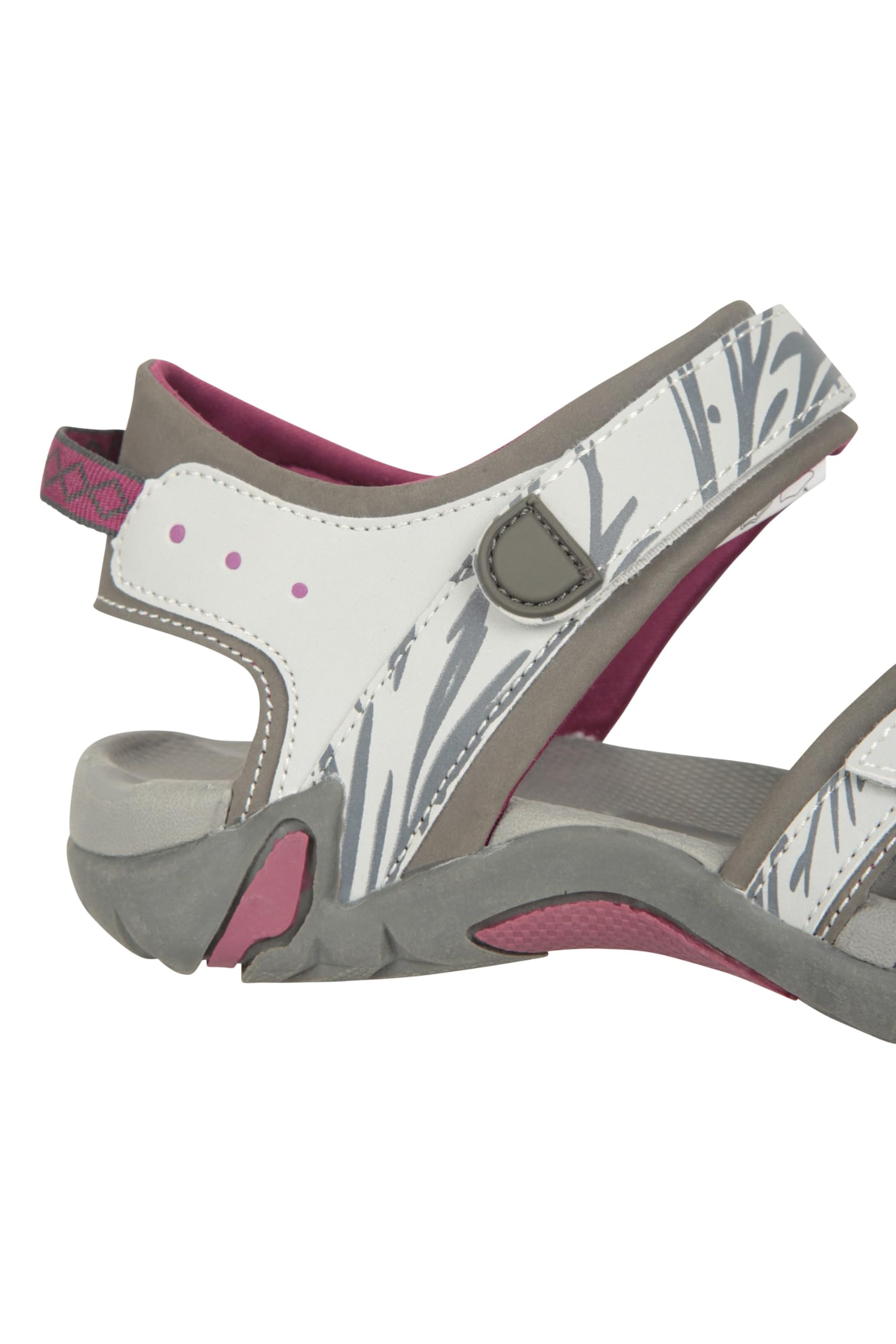 Mountain Warehouse Santorini Wide-Fit Womens Sandals Light Grey Womens Shoe Size 9 US