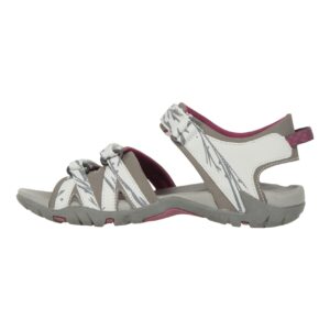 Mountain Warehouse Santorini Wide-Fit Womens Sandals Light Grey Womens Shoe Size 9 US