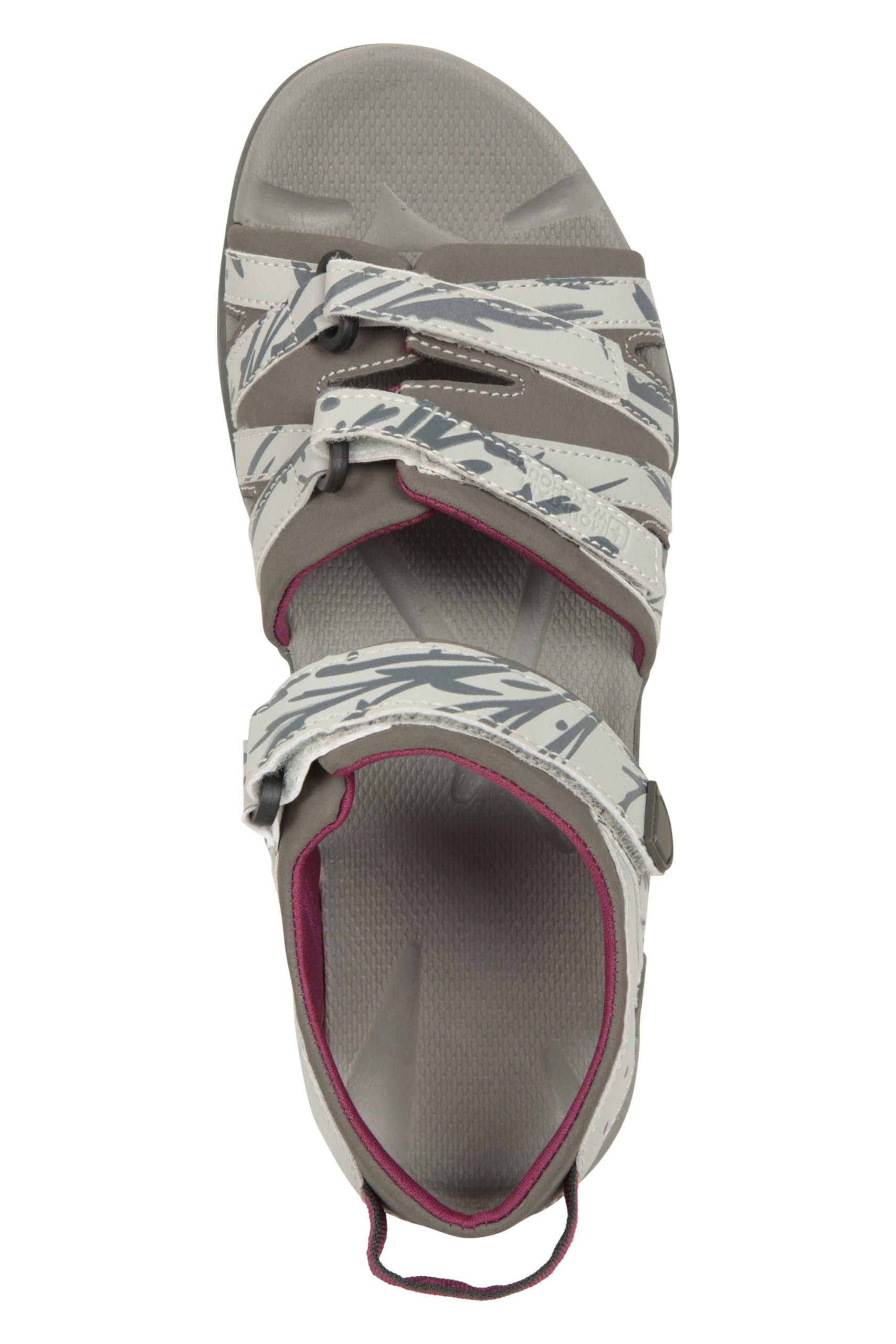 Mountain Warehouse Santorini Wide-Fit Womens Sandals Light Grey Womens Shoe Size 9 US