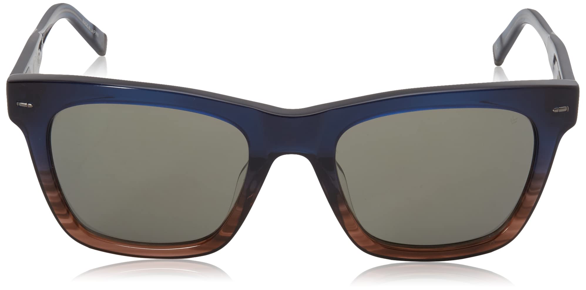 John Varvatos V510 Square Sunglasses, Navy Gradient UF, 21 mm