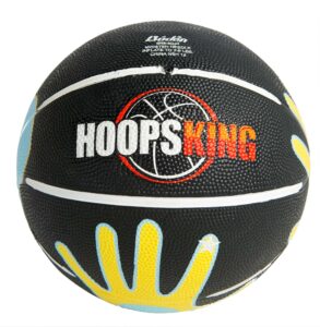 hoopsking skill shooter basketball, basketball with hands on it - always shoot the ball correctly (intermediate 28.5")