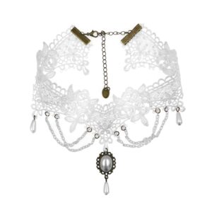 eternity j. vintage lace gothic style tassel pendant choker victorian palace princess lolita necklace bracelet