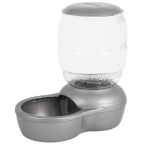 petmate replendish automatic cat and dog feeder 4, pearl silver grey, 2 lb