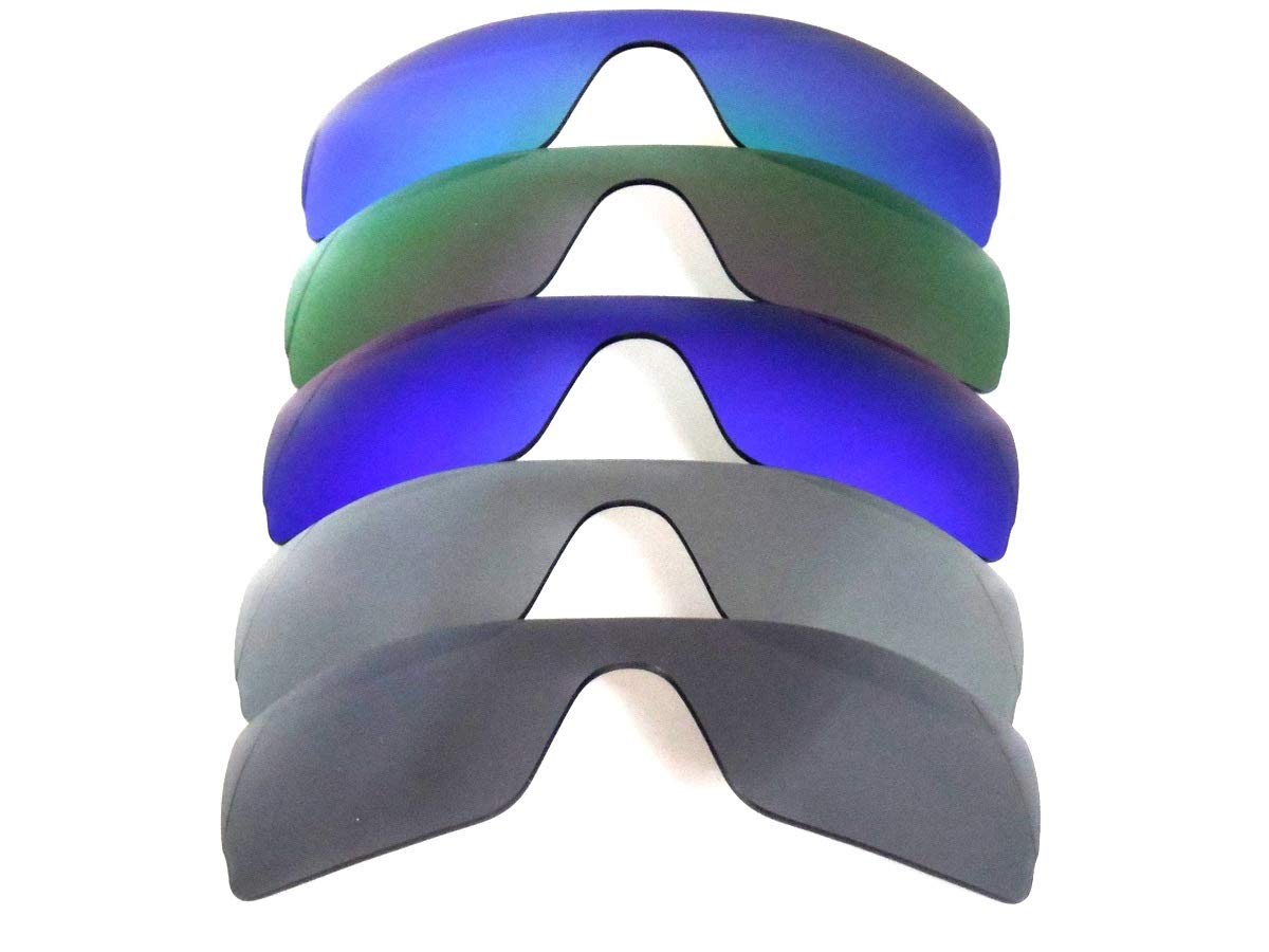 Galaxy Replacement Lenses for Oakley Batwolf Black&Gray&Blue&Purple&Green Color Polarized 5 Pairs