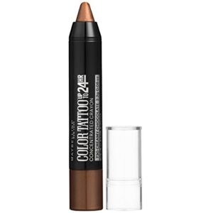 maybelline eyestudio colortattoo concentrated crayon,730 creamy chocolate, 0.08 oz.