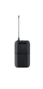 shure blx1 wireless bodypack transmitter with on/off switch, adjustable gain control, tqg connector - for use with blx wireless microphone systems (receiver sold separately) | h9 band