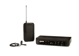 shure blx14/cvl uhf wireless microphone system - perfect for interviews, presentations, theater - 14-hour battery life, 300 ft range | includes cvl lavalier mic, single channel receiver | h10 band