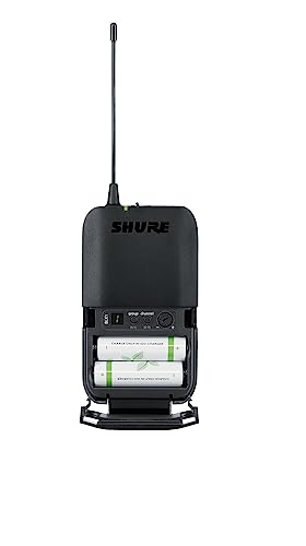 Shure BLX188/CVL UHF Wireless Microphone System - Perfect for Interviews, Presentations, Theater - 14-Hour Battery Life, 300 ft Range | includes (2) Lavalier Mics, Dual Channel Receiver | H10 Band