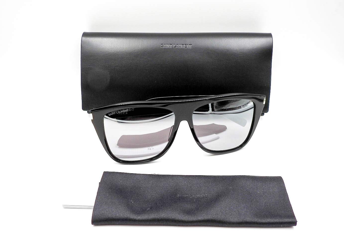 Saint Laurent Unisex SL 1 Black/Silver