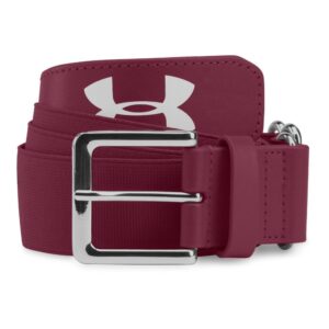 under armour men's ua baseball belt osfa red