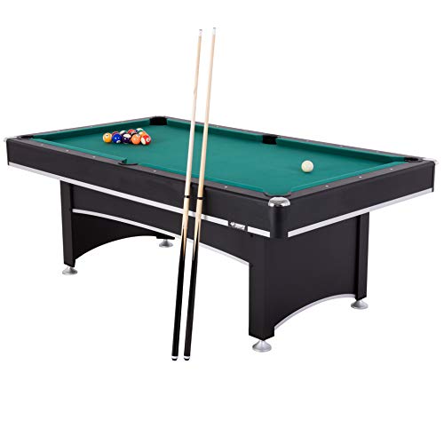 Triumph Sports Phoenix 7’ Billiard Table with Table Tennis Conversion Top for a Game of Pool or an Action-Packed Table Tennis Game