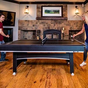 Triumph Sports Phoenix 7’ Billiard Table with Table Tennis Conversion Top for a Game of Pool or an Action-Packed Table Tennis Game