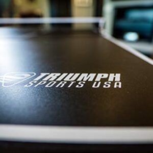 Triumph Sports Phoenix 7’ Billiard Table with Table Tennis Conversion Top for a Game of Pool or an Action-Packed Table Tennis Game