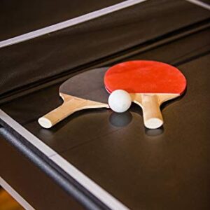 Triumph Sports Phoenix 7’ Billiard Table with Table Tennis Conversion Top for a Game of Pool or an Action-Packed Table Tennis Game