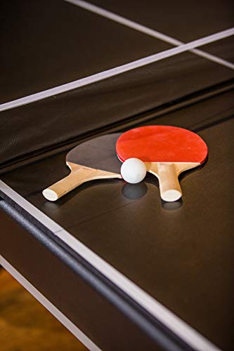 Triumph Sports Phoenix 7’ Billiard Table with Table Tennis Conversion Top for a Game of Pool or an Action-Packed Table Tennis Game