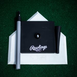 Rawlings | PRO MODEL Batting Tee | Heavy Duty Base | Adjustable Height 21"-36"