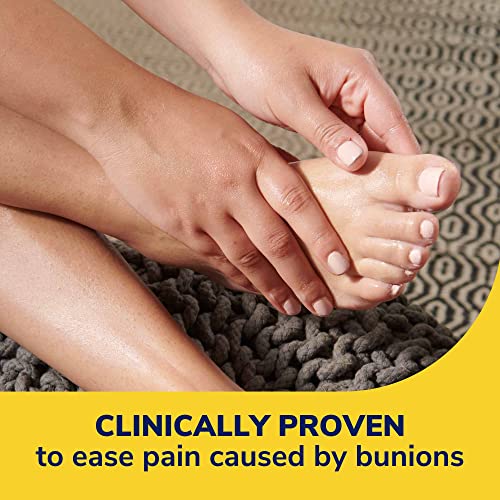 Dr. Scholl's BUNION CUSHION with Hydrogel Technology, 5ct // Cushioning Protection against Shoe Pressure and Friction that Fits Easily In Any Shoe for Immediate and All-Day Pain Relief