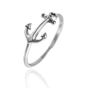 AeraVida Nautical Anchor of Hope Band .925 Sterling Silver Ring | Unisex Rings Silver | 925 Sterling Silver Anchor Rings | Hope Rings | Comfort Fit USA Sizes 6-11