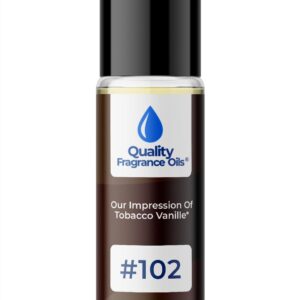 Quality Fragrance Oils' Impression #102, Inspired by Tobacco Vanille (10ml Roll On) Cologne Body Oil