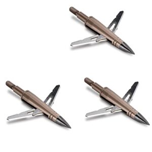 new archery products slingblade crossbow mechanical broadhead 2 blade 100 grain three pack