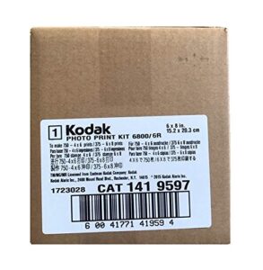 kodak photo print kit for the 6900/6800 thermal printer, 6r - (1419597) - (1024603 new)