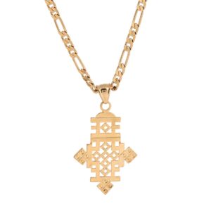 africa gold necklace ethiopian african gold wedding cross pendant jewelry