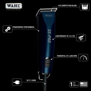 Wahl Professional Animal SS Pro Pet and Dog Clipper Kit (#9777)