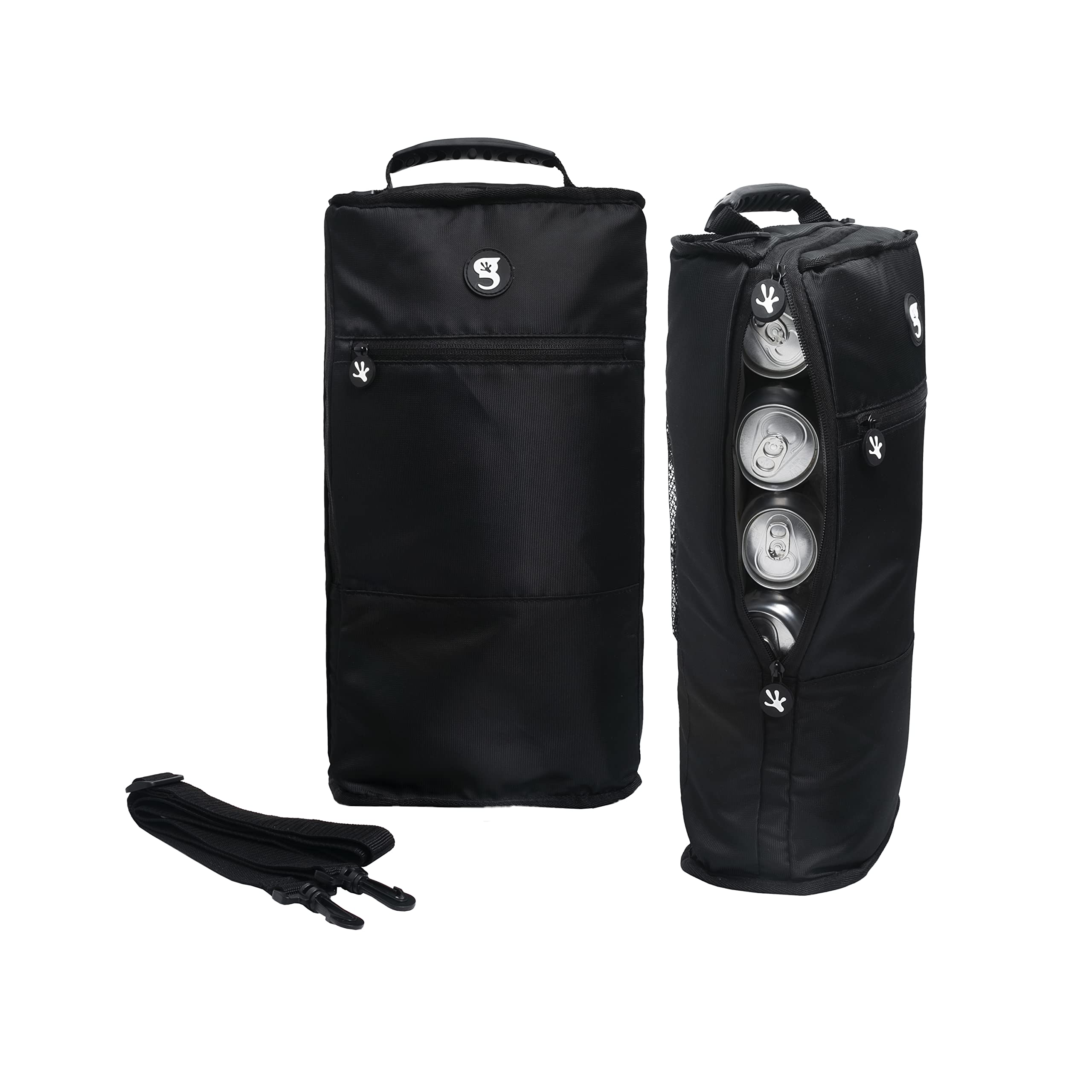 Geckobrands Verticool Golf Cooler Bag - Insulated Soft Cooler for Golf Enthusiasts - Holds 9 Cans or 2 Wine Bottles - Ideal Golf Accessories for Men and Women.