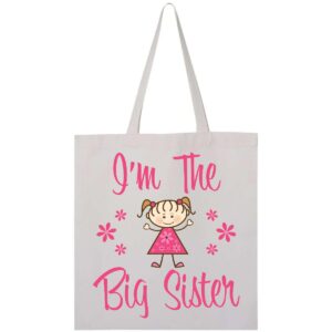 inktastic the big sister tote bag 0020 white d61d