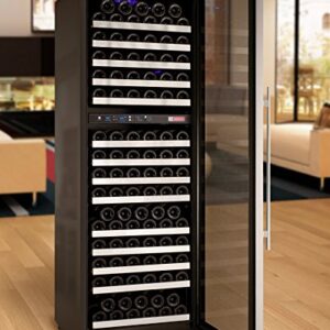 Allavino VSWR172-2SSRN FlexCount Series 172 Bottle Dual Zone Wine Refrigerator with Right Hinge