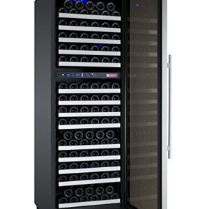 Allavino VSWR172-2SSRN FlexCount Series 172 Bottle Dual Zone Wine Refrigerator with Right Hinge