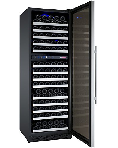 Allavino VSWR172-2SSRN FlexCount Series 172 Bottle Dual Zone Wine Refrigerator with Right Hinge