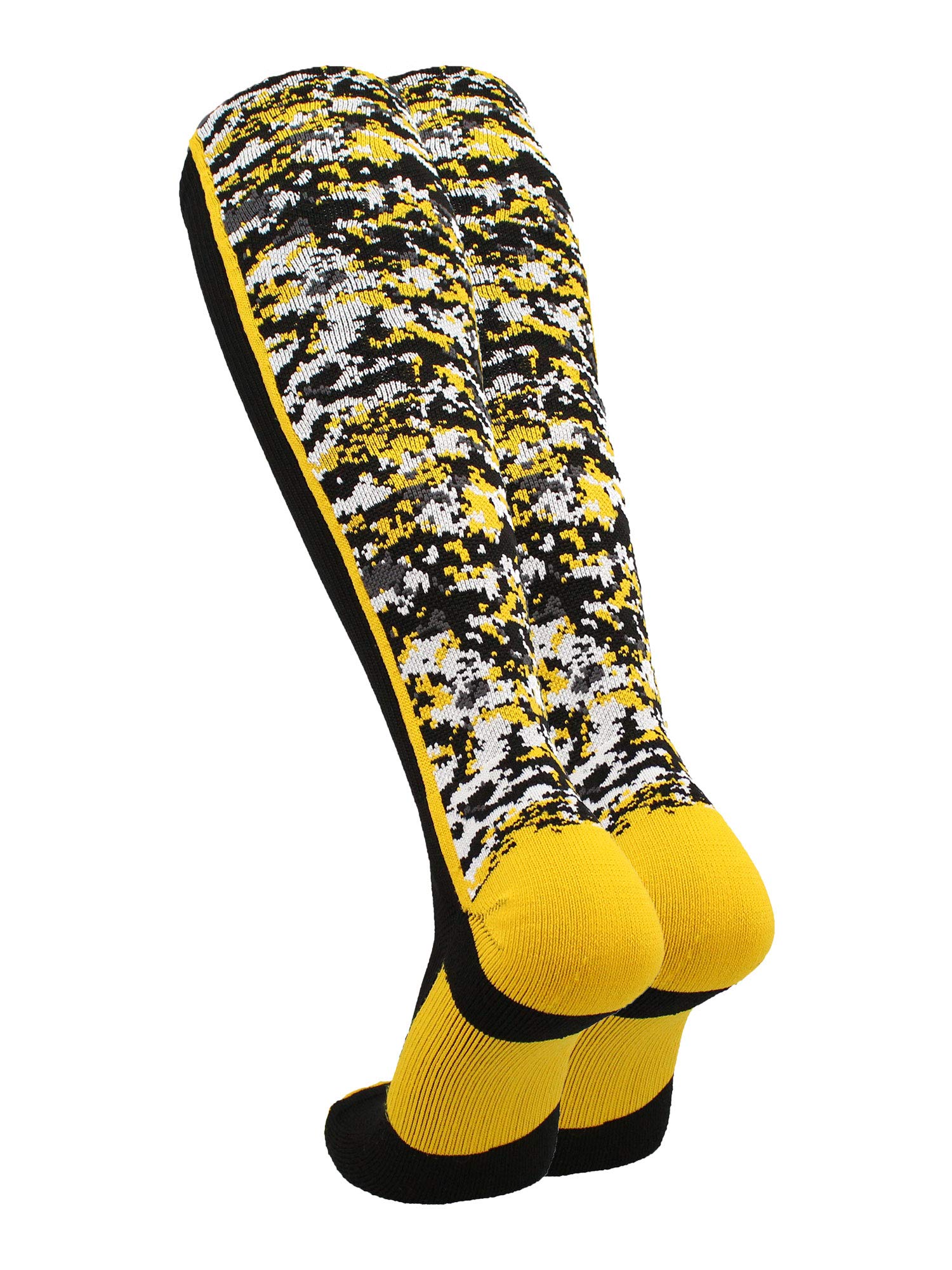 TCK Digital Camo OTC Socks (Black/Gold, Medium)