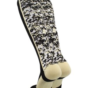 TCK Digital Camo OTC Socks (Black/Vegas Gold, Medium)