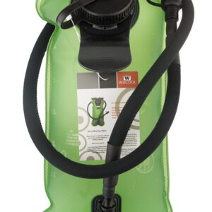 WACOOL 3L 3Liter 100oz BPA Free EVA Hydration Pack Bladder, Leak-Proof Water Reservoir (Green(Double Opening))