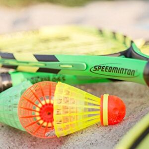 Speedminton Match Speeder 3Pk Speeder Tube Birdies for Outdoor Games Speed ​​Badminton/Crossminton