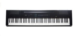 artesia pa-88h 88-key weighted hammer action digital piano with sustain pedal and power supply (black)