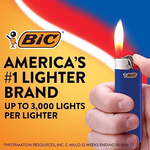 BIC Pocket Lighter, Special Edition Favorites Collection, Assorted Unique Lighter Designs, 50 Count Tray of Lighters