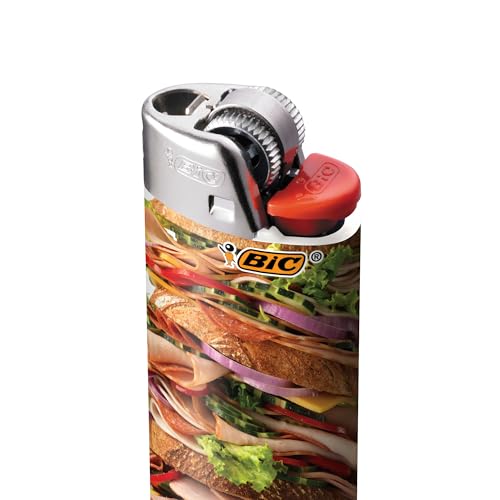 BIC Pocket Lighter, Special Edition Favorites Collection, Assorted Unique Lighter Designs, 50 Count Tray of Lighters